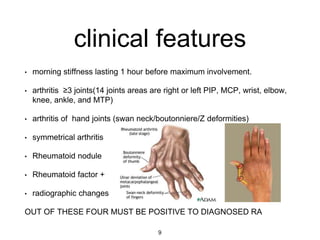Rheumatoid arthritis and gout | PPTX