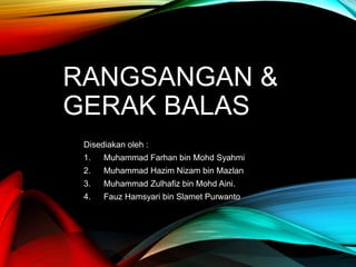 Rangsangan & gerak balas | PPTX