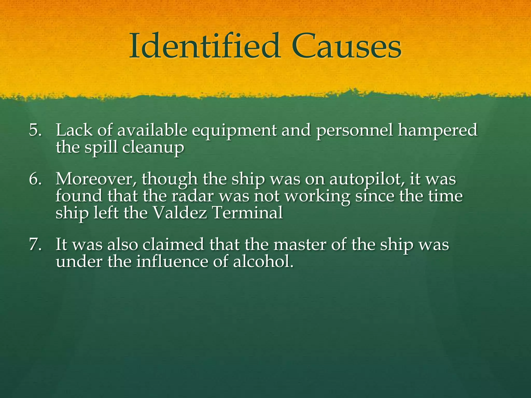 exxon valdez oil spill | PPTX