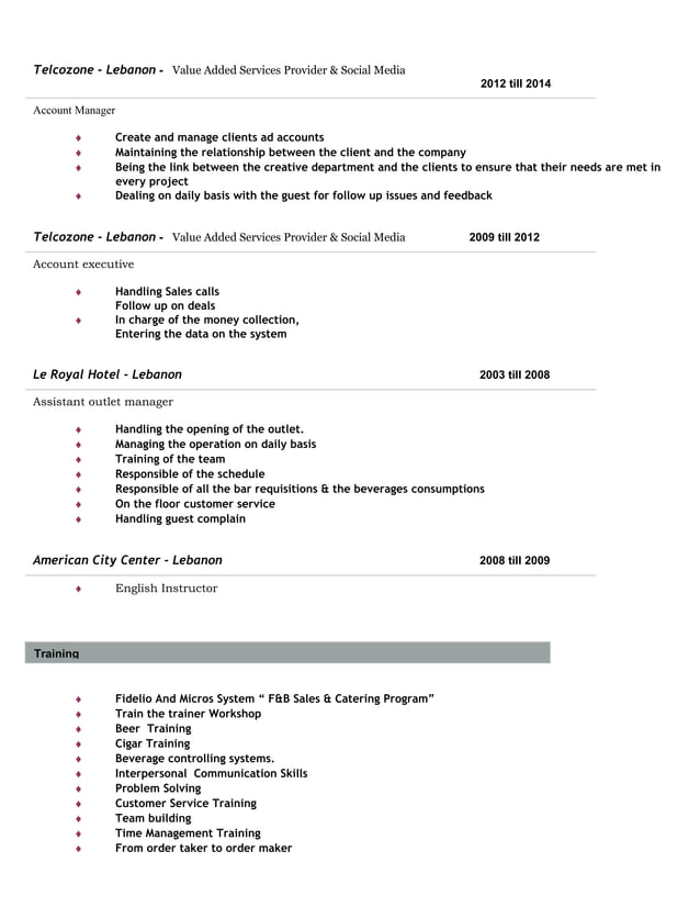 Rania tawk cv. | PDF