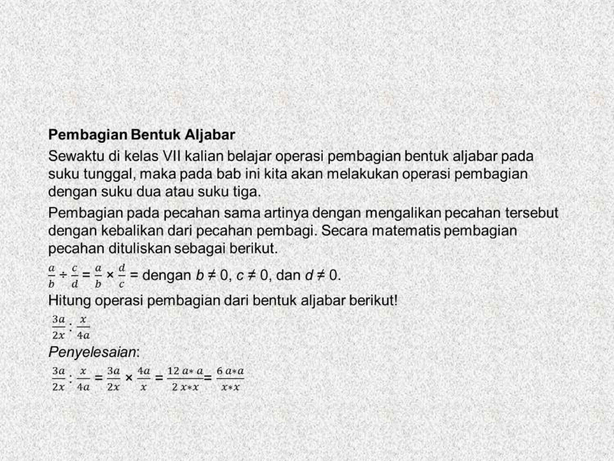 Raniati 1830206112 operasi hitung aljabar | PPTX