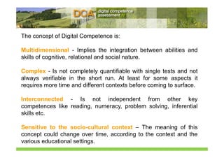 Digital competence assessment | PPT