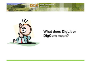 Digital competence assessment | PPT