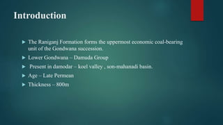 Raniganj series - Gondwana System | PPTX