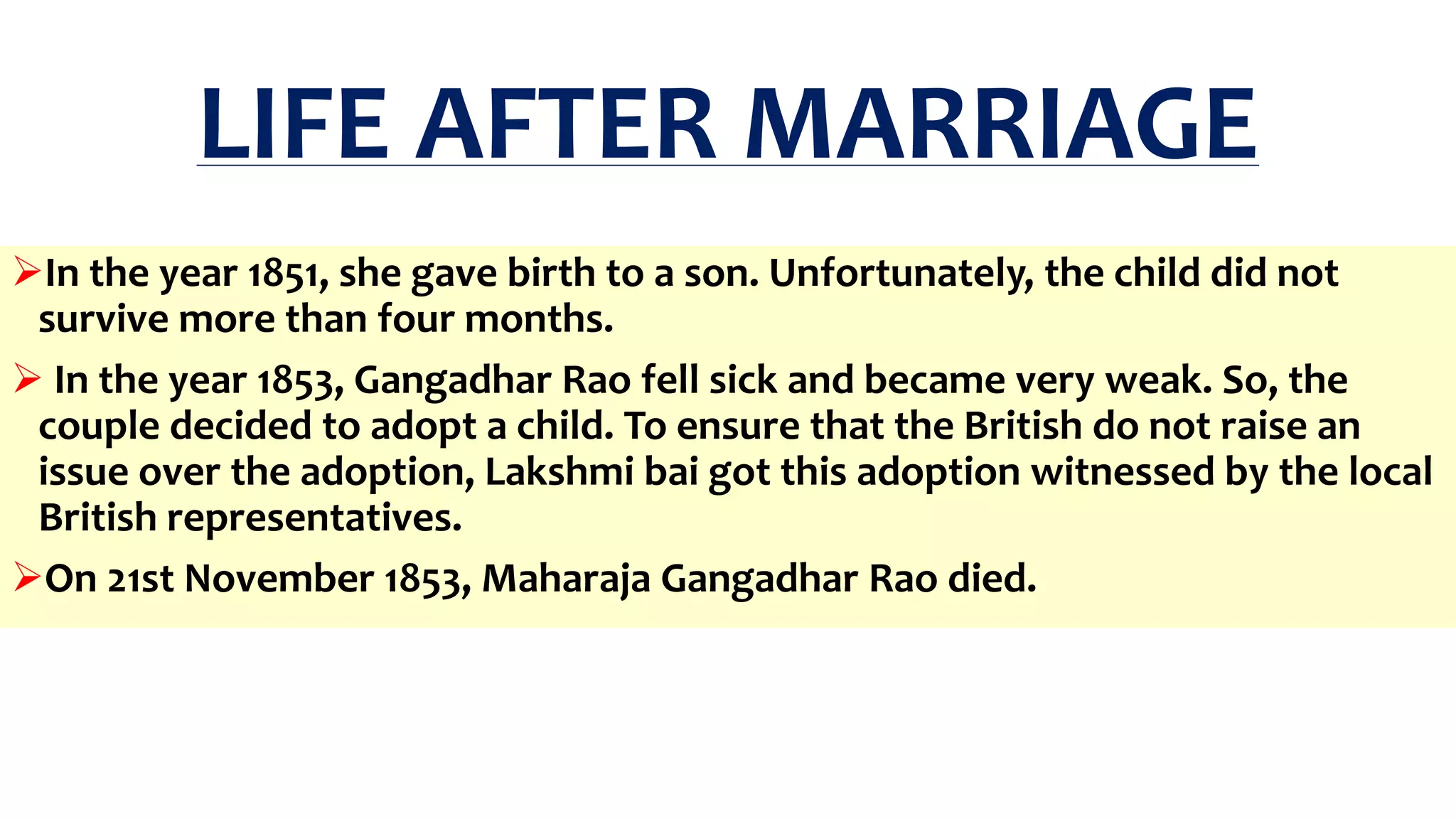 Rani lakshmi bai | PPTX Rani lakshmi bai | PPTX