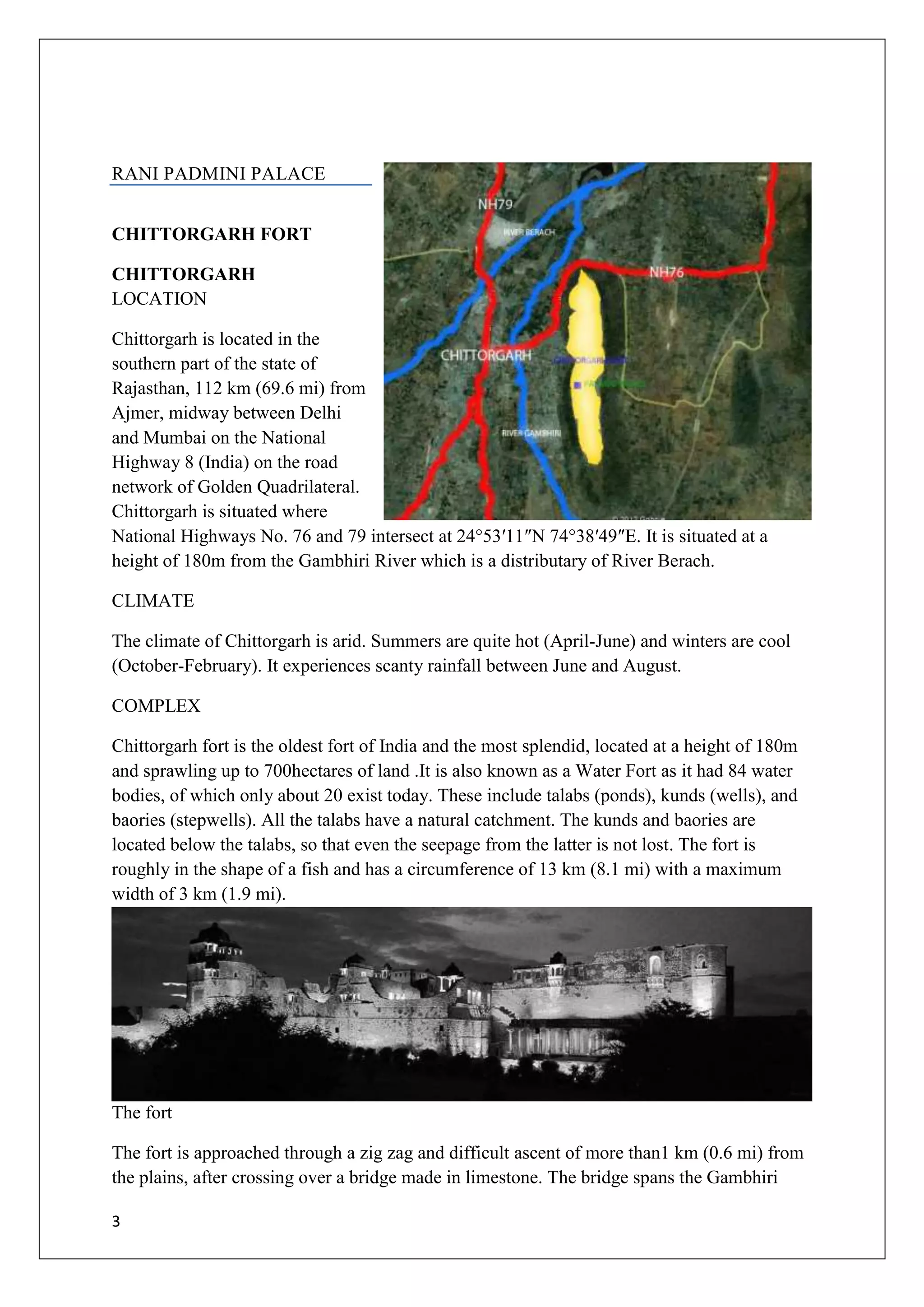 Rani padmini palace | PDF