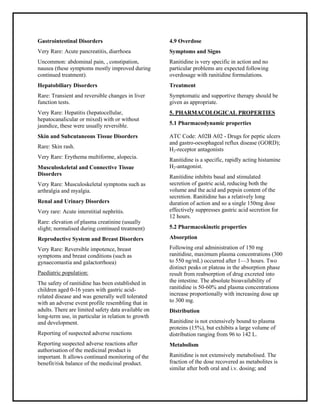 Ranitidine 150mg film coated tablets smpc- taj pharmaceuticals | PDF ...