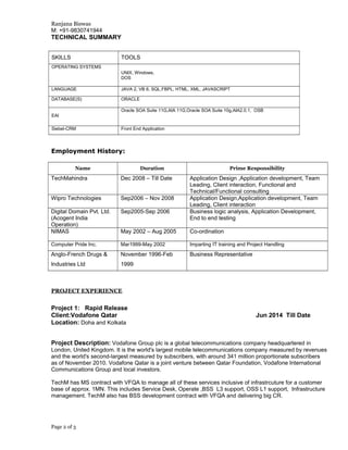 Ranjana biswas resume | PDF