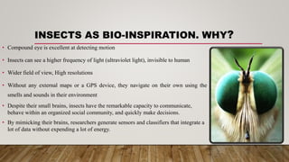 BIOINSPIRATIONS FOR OPTICS, SENSORS AND PHOTONICS | PPTX
