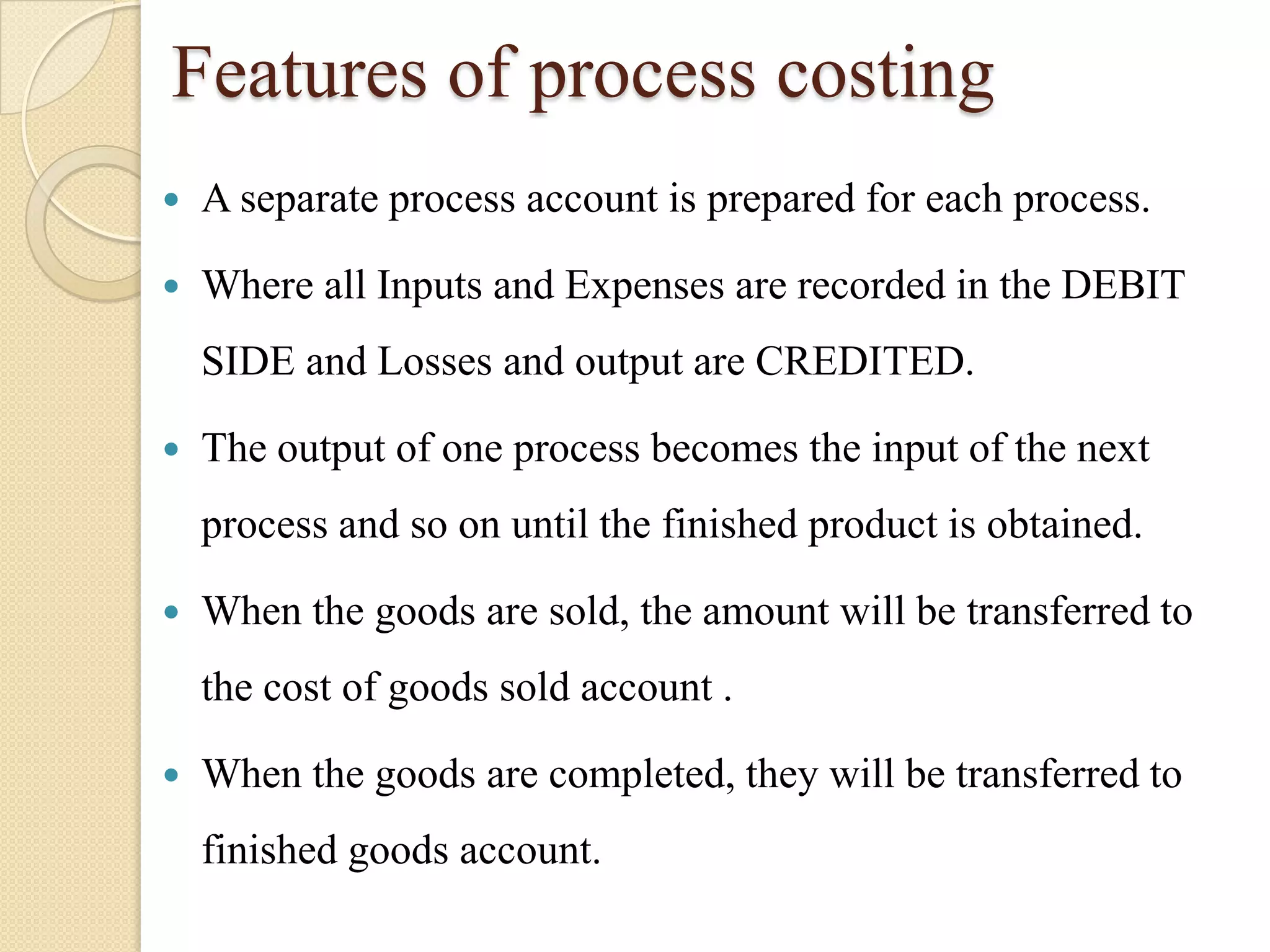 process costing ppt | PPTX