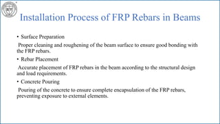 ppt presentation on use of FRP rebars in beams | PPT