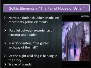 GOTHIC ELEMENTS IN POE’S SHORT STORIES | PPTX