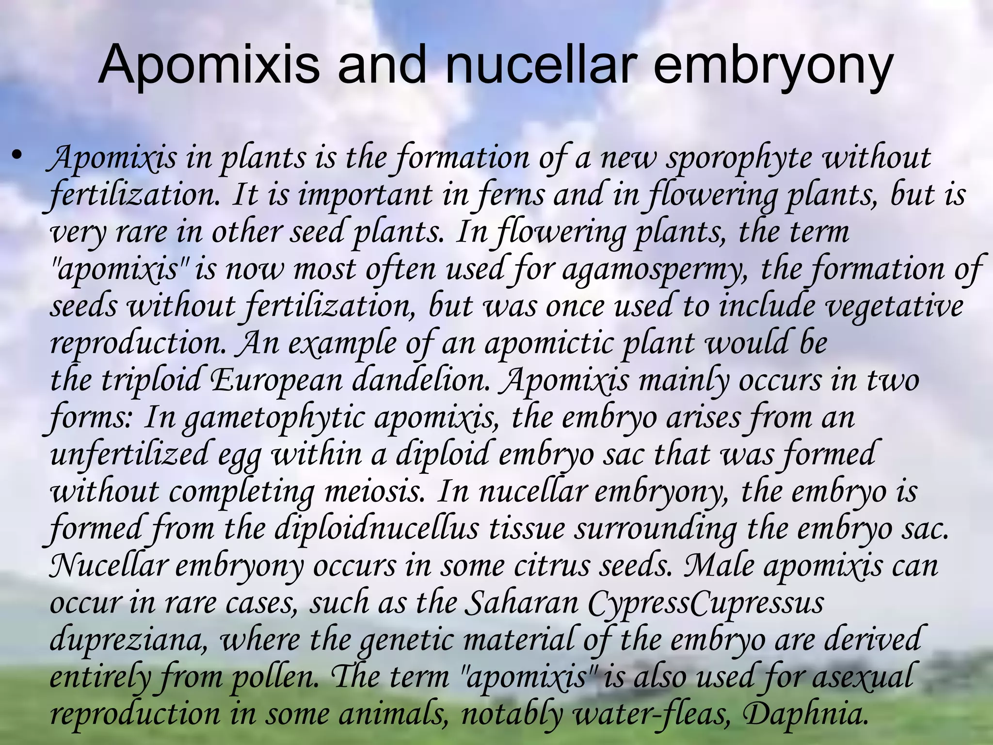 Reproduction Types of reproduction 10th class chapter | PPTX