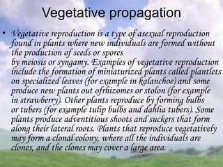Reproduction Types of reproduction 10th class chapter | PPTX