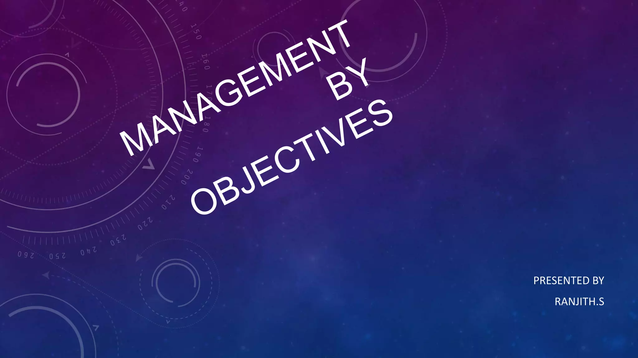 management by objectives | PPTX