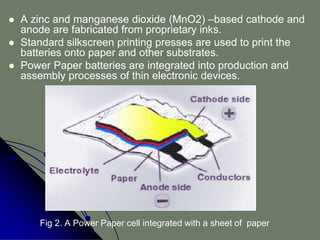 paper battery-ranjith | PPT