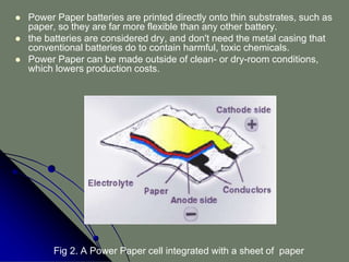 paper battery-ranjith | PPT