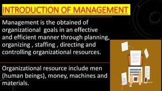 Characteristics of Management | PPTX