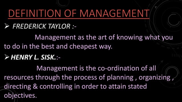 Characteristics of Management | PPTX | Business Administration | Business