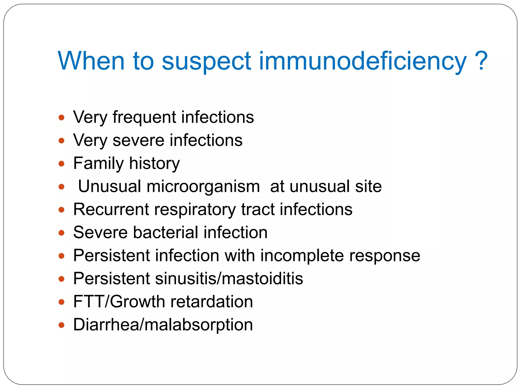 Immunodeficiency | PPTX