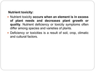 toxicity causes, effect and management | PPTX