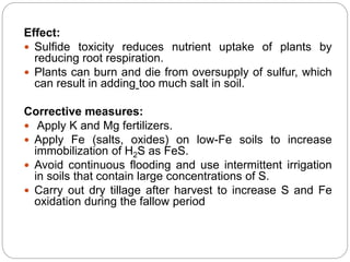 toxicity causes, effect and management | PPTX