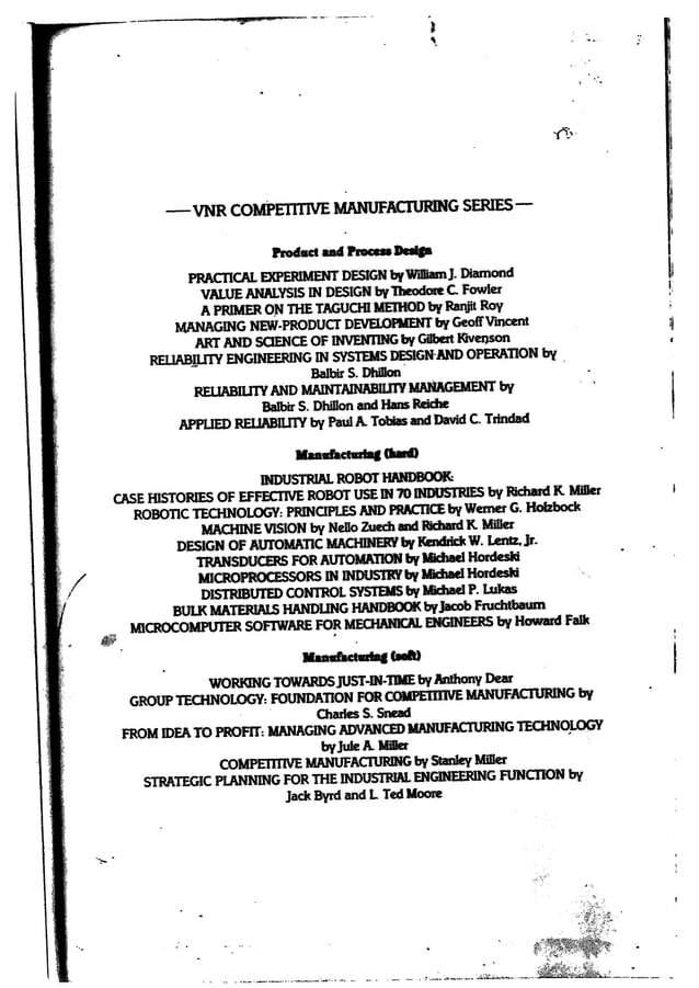 Ranjit k. roy a primer on the taguchi method (competitive manufacturing seri | PDF