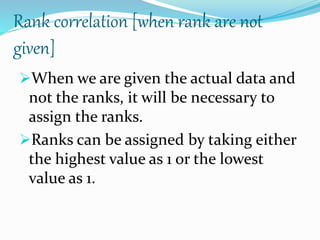 Rank correlation | PPTX