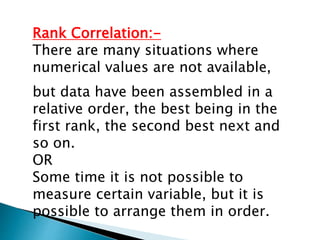 Rank correlation | PPTX