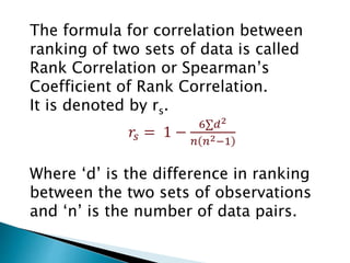 Rank correlation | PPTX