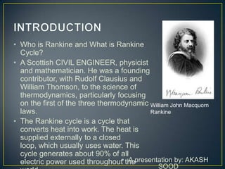 Rankine cycle | PPTX | Physics | Science