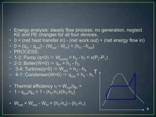 Rankine cycle | PPTX
