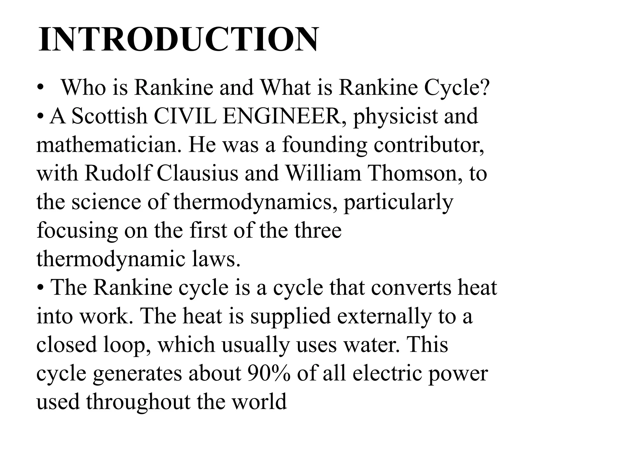 Rankine cycle | PPTX