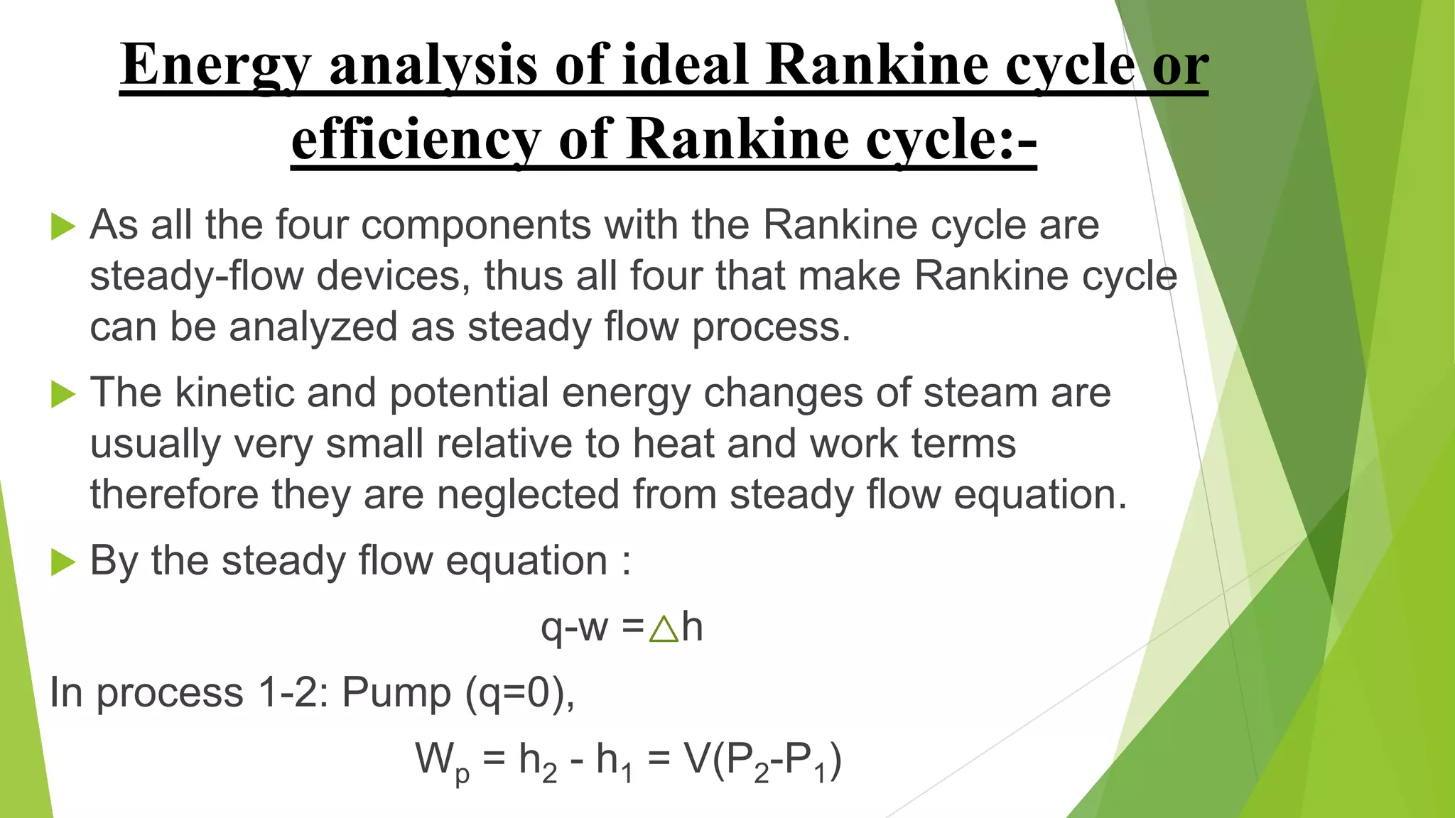 ThermoDynamics (Working of steam power plant and rankine cyle) | PPTX