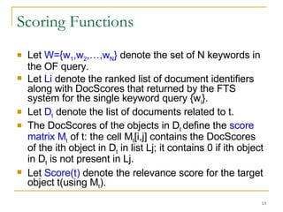 Ranking Objects by Exploiting Relationships: Computing Top-K over Aggregation | PPT | Databases ...