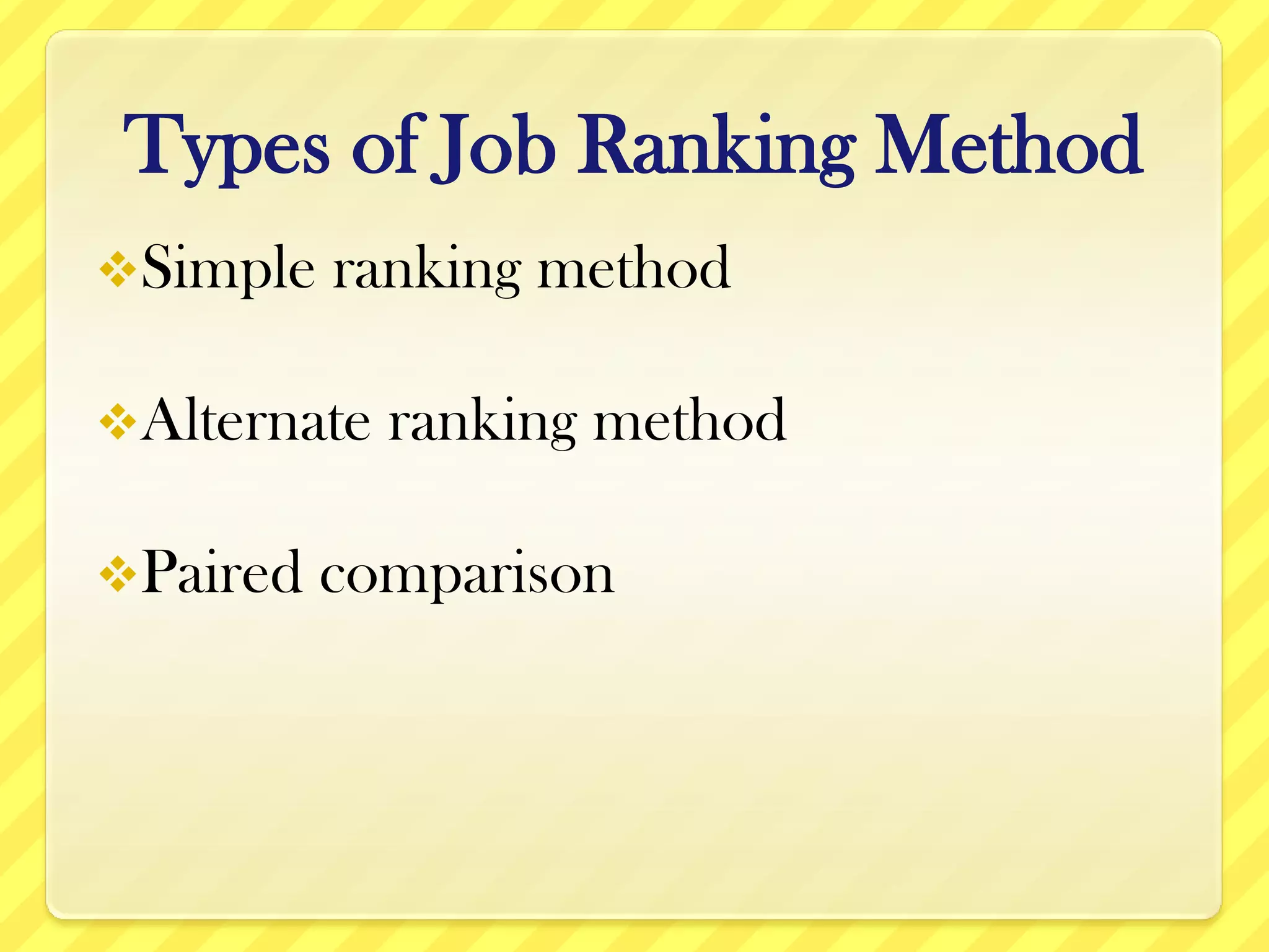 Ranking method | PPTX