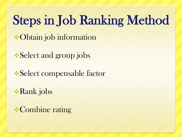 Ranking method | PPTX