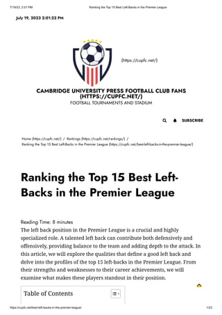 Ranking the Top 15 Best Left-Backs in the Premier League.pdf