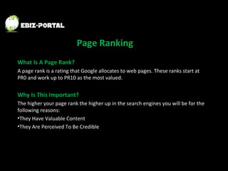 Ranking well in google | PPT