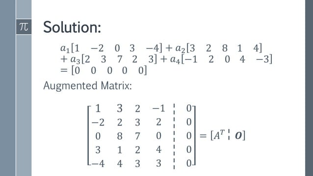 Rank, Nullity, and Fundamental Matrix Spaces.pptx | Computing | Technology & Computing