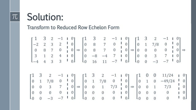 Rank, Nullity, and Fundamental Matrix Spaces.pptx | Computing | Technology & Computing
