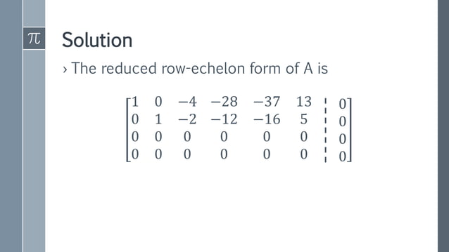 Rank, Nullity, and Fundamental Matrix Spaces.pptx | Computing | Technology & Computing