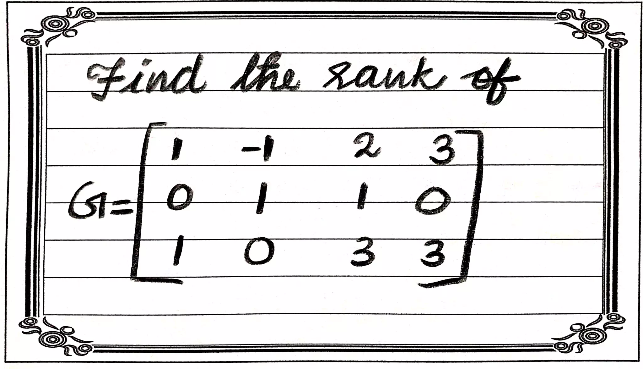 Rank of a matrix:::Definition | PDF | Physics | Science