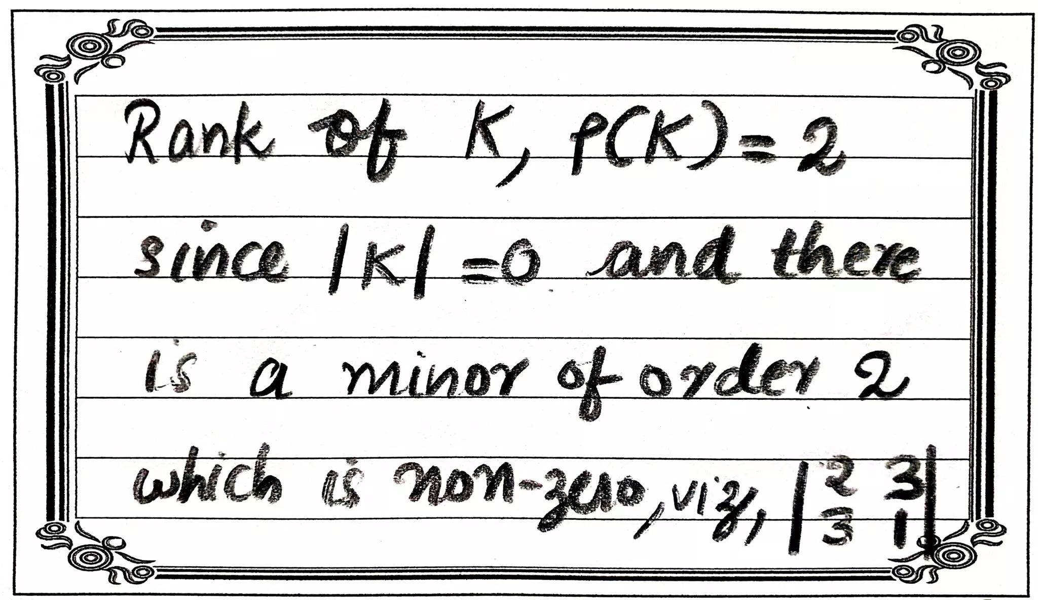 Rank of a matrix:::Definition | PDF | Physics | Science