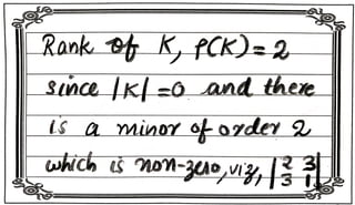Rank of a matrix:::Definition | PDF