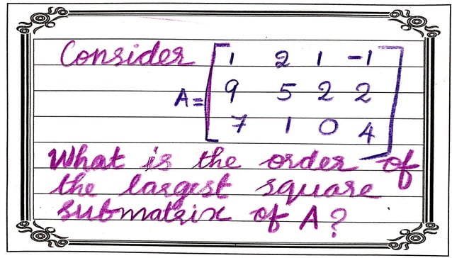 Rank of a matrix:::Definition | PDF