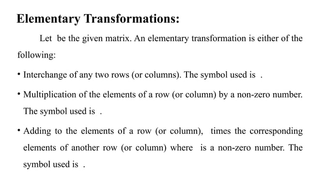 Rank of a Matrix in Echelon Form with an example.pptx