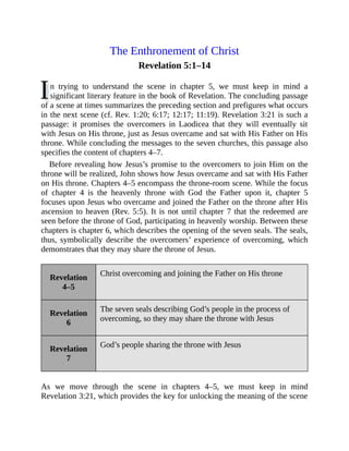 Revelation 5 1 14 Meaning