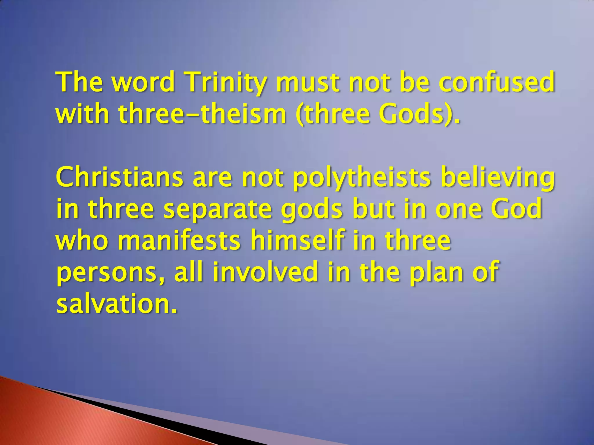 Ranko Stefanovic - The trinity of the godhead | PPTX