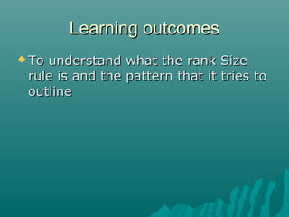 Rank size rule | PPS